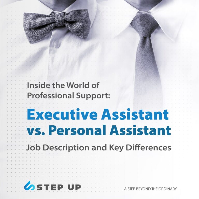 Executive Assistant vs. Personal Assistant | StepUp